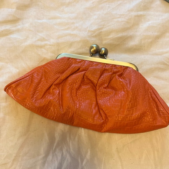 Bags | New Orange Clutch | Poshmark